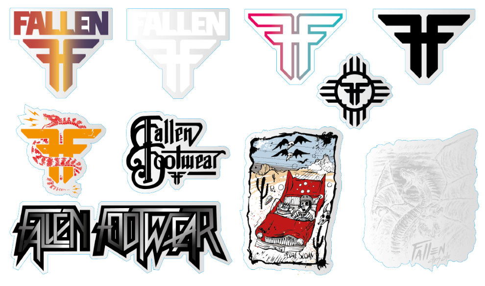 STICKERS – Fallen Footwear Canada